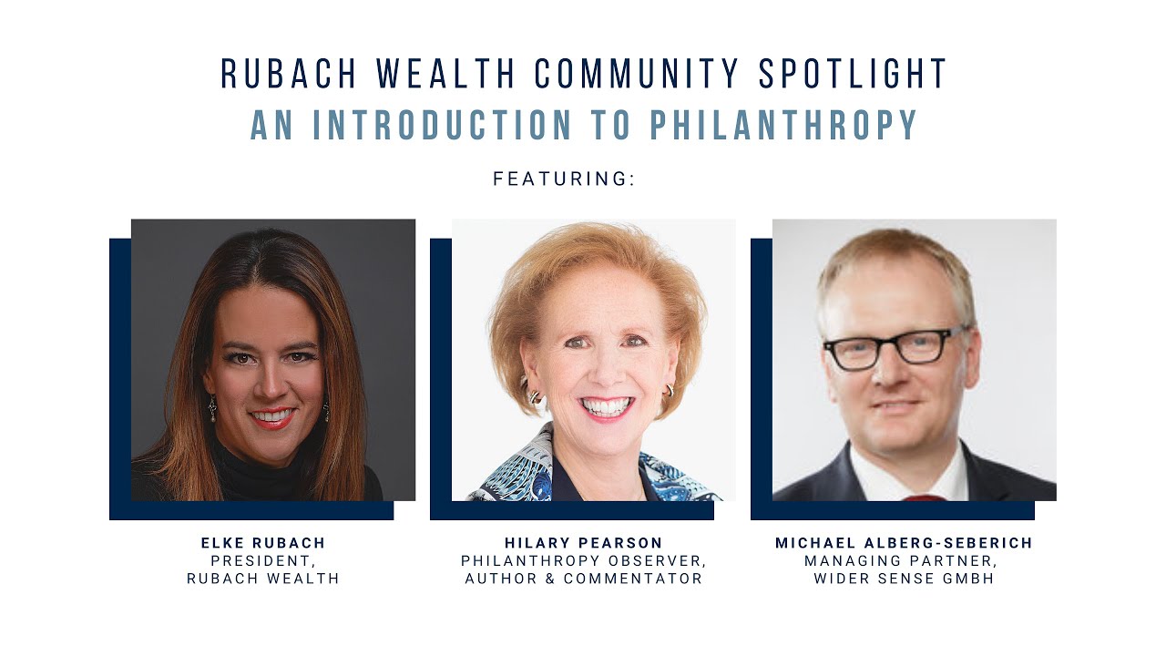 An Introduction to Philanthropy - Rubach Wealth Community Spotlight | Rubach Wealth | Holistic ...